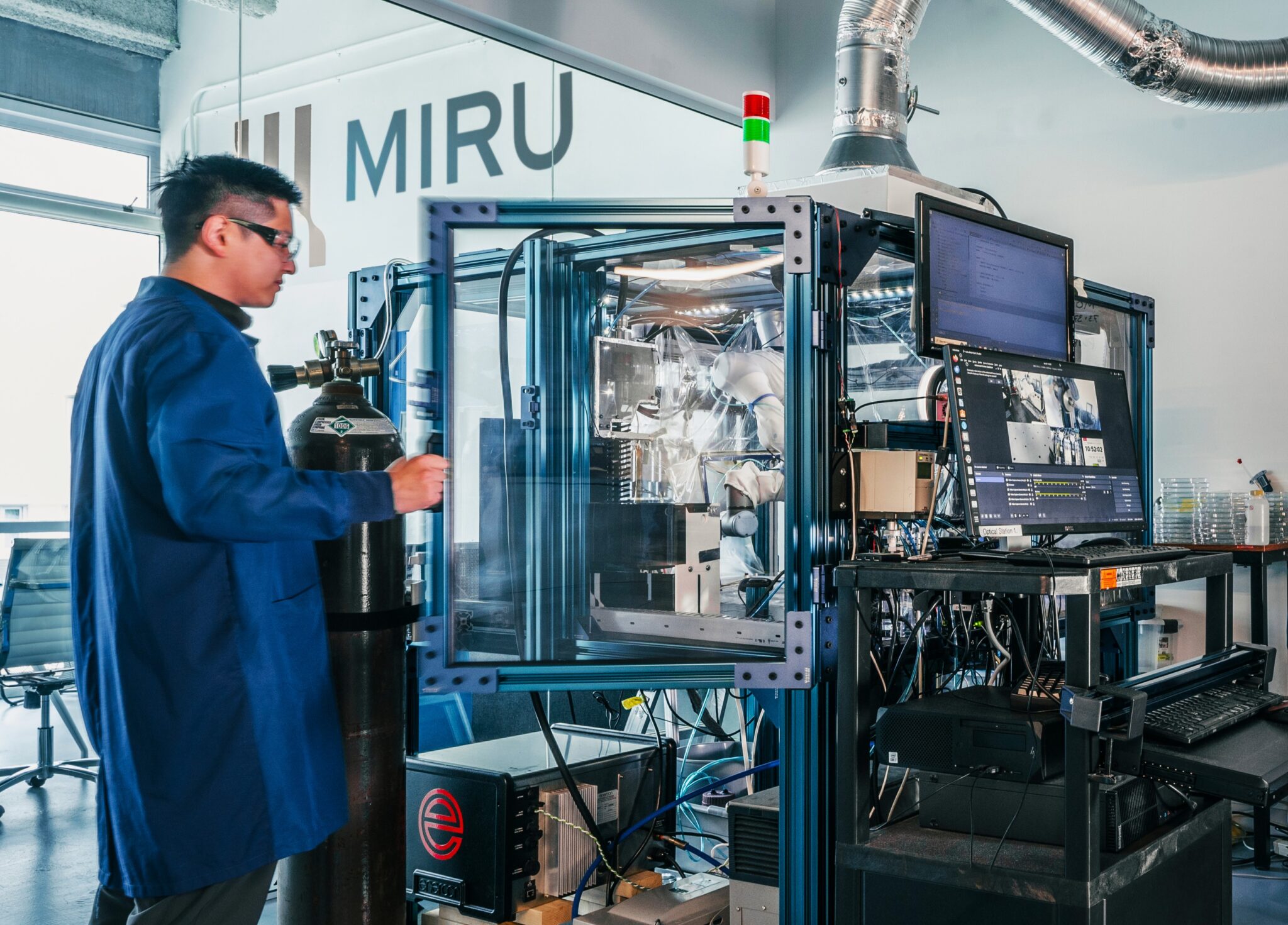 Faster discovery, smarter glass: Meet Adam, Miru’s Self-Driving Lab - Miru